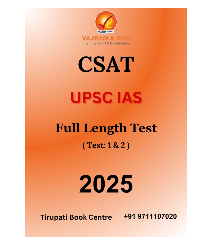 Vajiram & Ra Aptitude Test Practice IAS CSAT Mock Test Paper