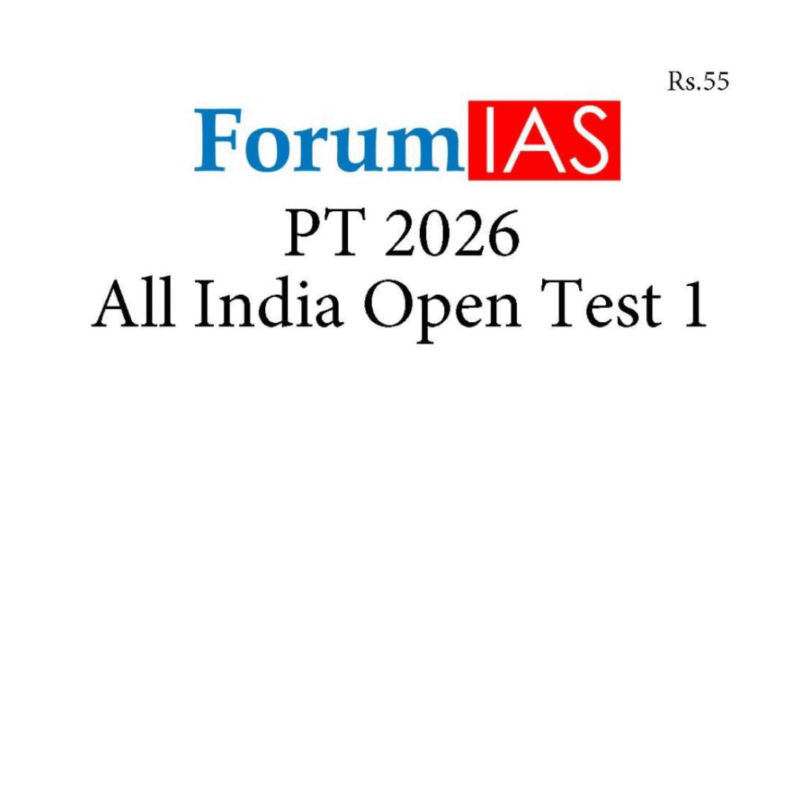 PT 2026 All India OpenFull-Length Mock Test ForumIAS PT 2026