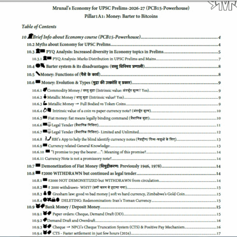 Buy Mrunal’s Economy Notes PCB-15 Batch Pillar 1-2 (2026-27) | Tirupati ...