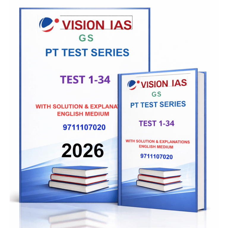 Vision IAS GSSolutions Explanations UPSC PT Test Series 1-34
